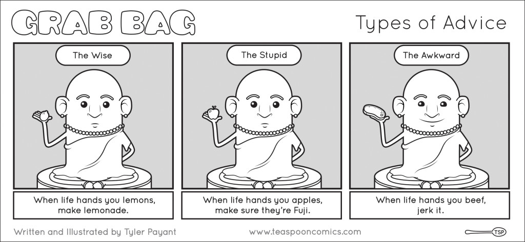 Types of Advice – Teaspoon Comics