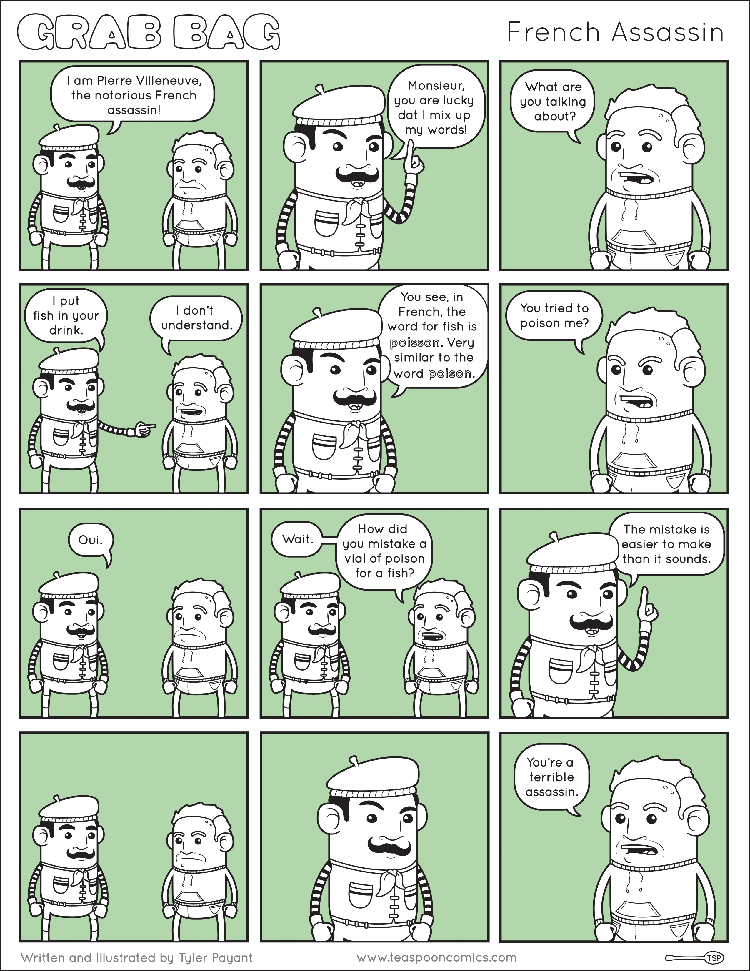 French Assassin – Teaspoon Comics