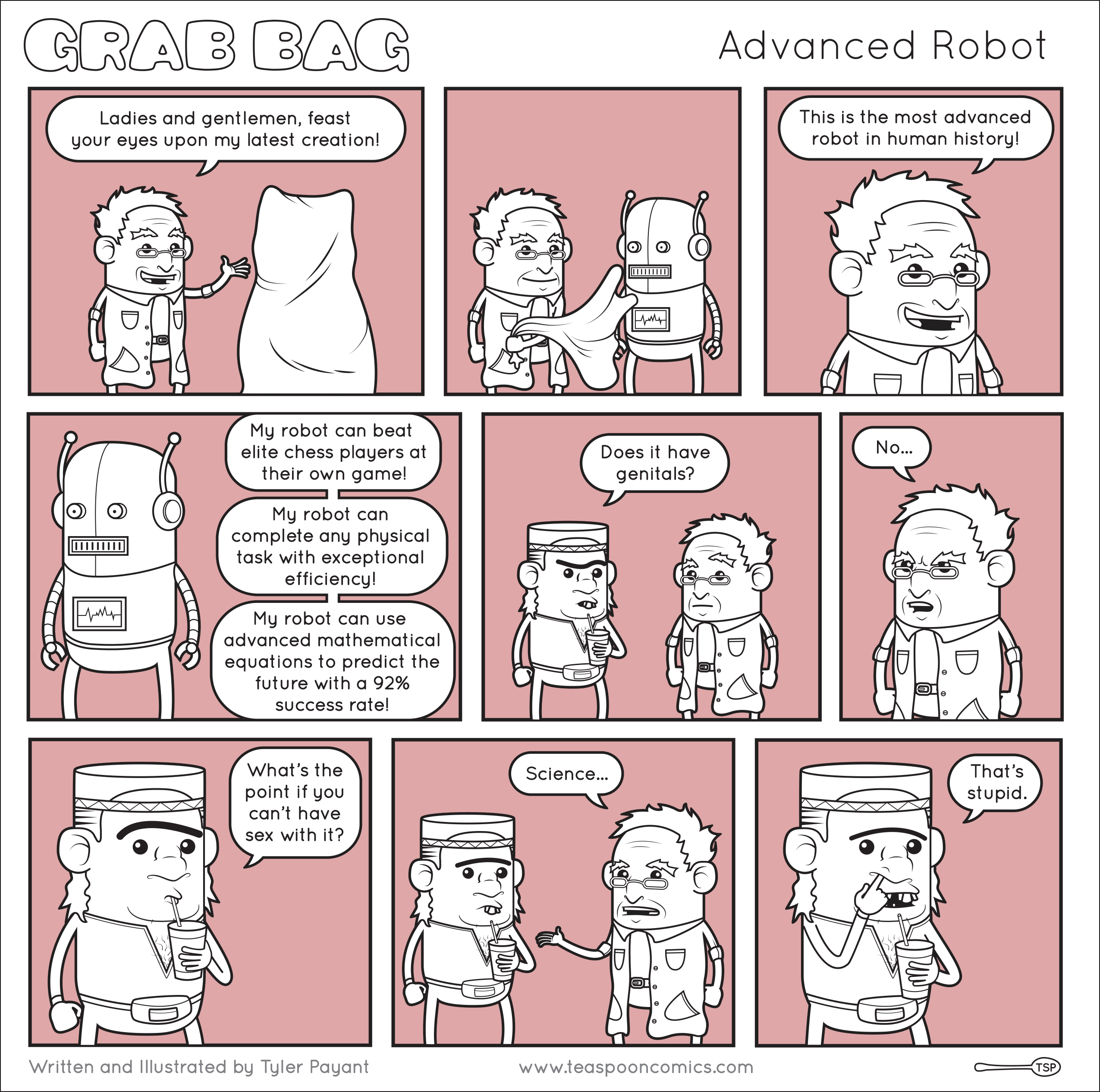 Advanced Robot – Teaspoon Comics