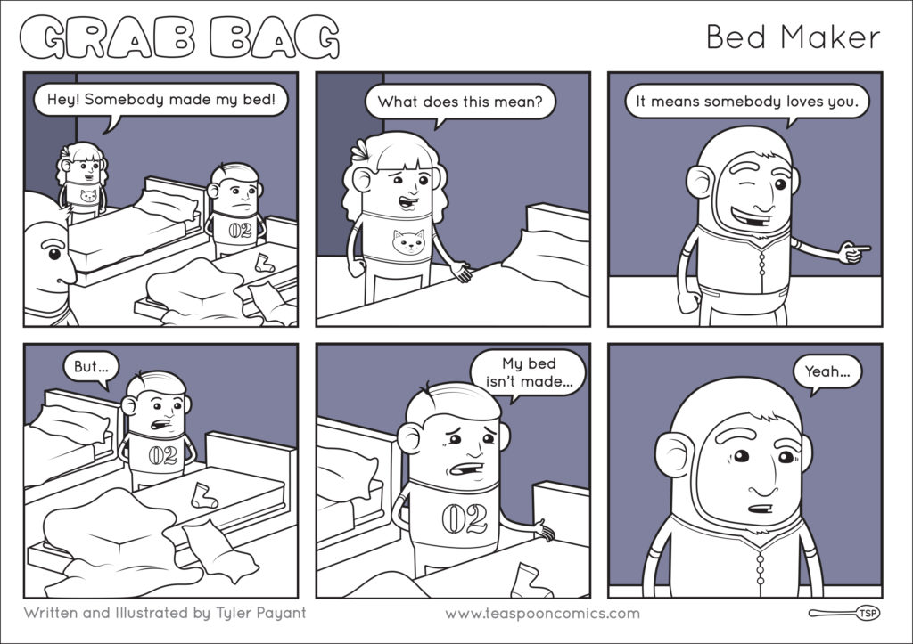 Bed Maker – Teaspoon Comics
